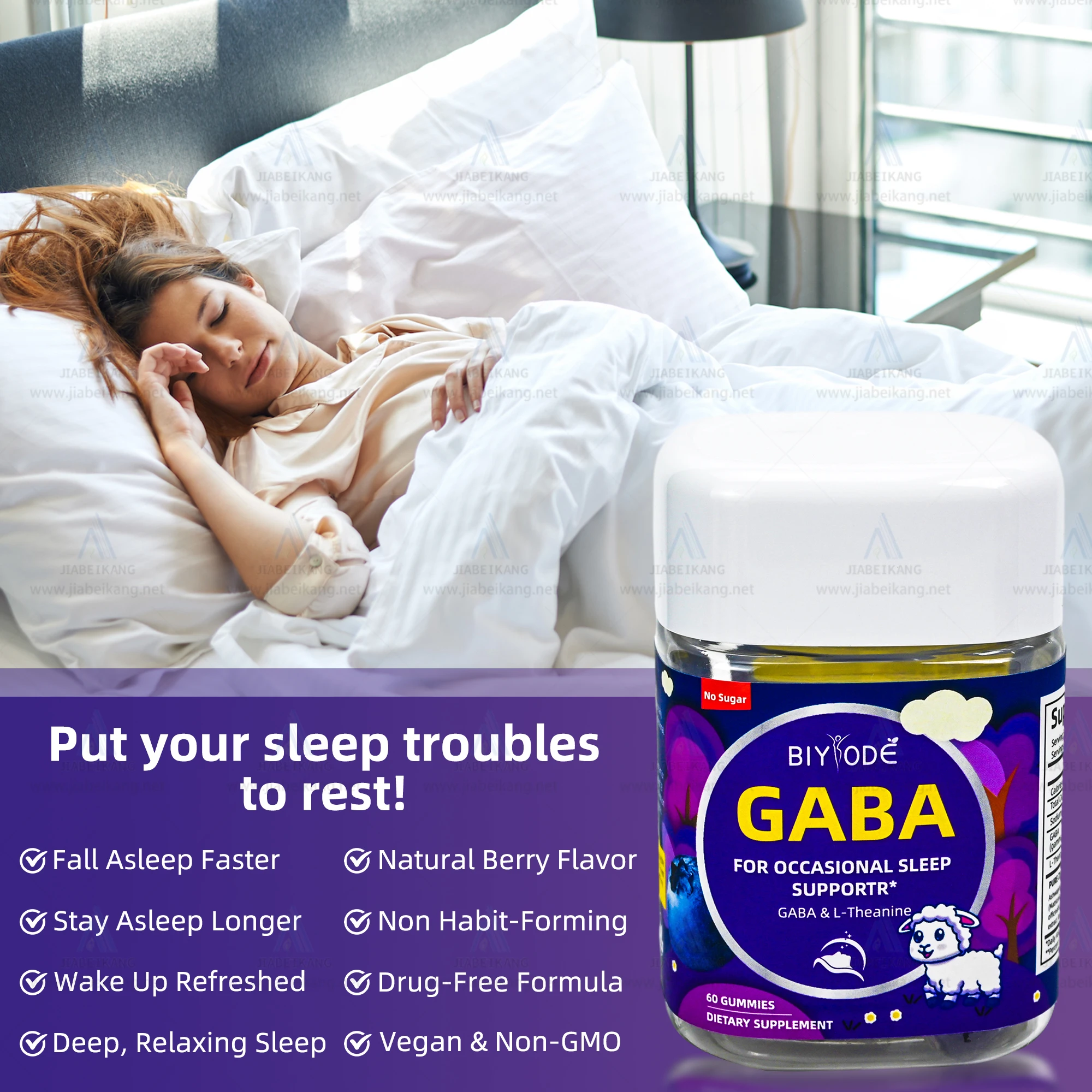 Sleep Healthcare Supplement Melatonin Gaba Gummies