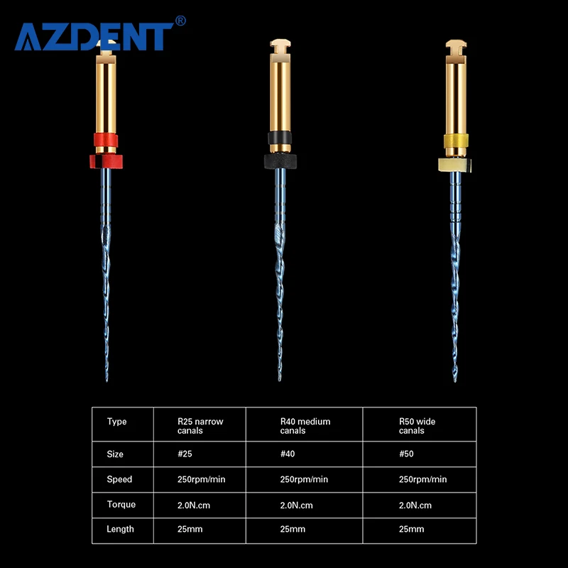 Hot Sale Blue Color Endodontic Rotary Files - Dental Niti