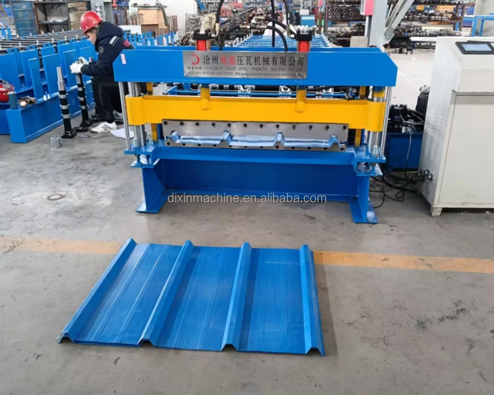 Peru Trapezoidal Calamine Tr4 and Tr5 Aluzinc Machine