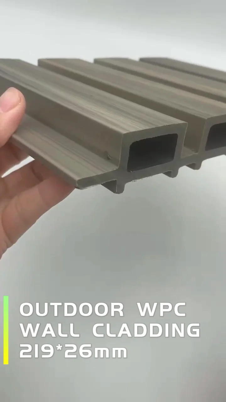 External Wpc Wall Cladding Great Outdoor Plastic Composite Garden Cladding Exterior Waterproof ...