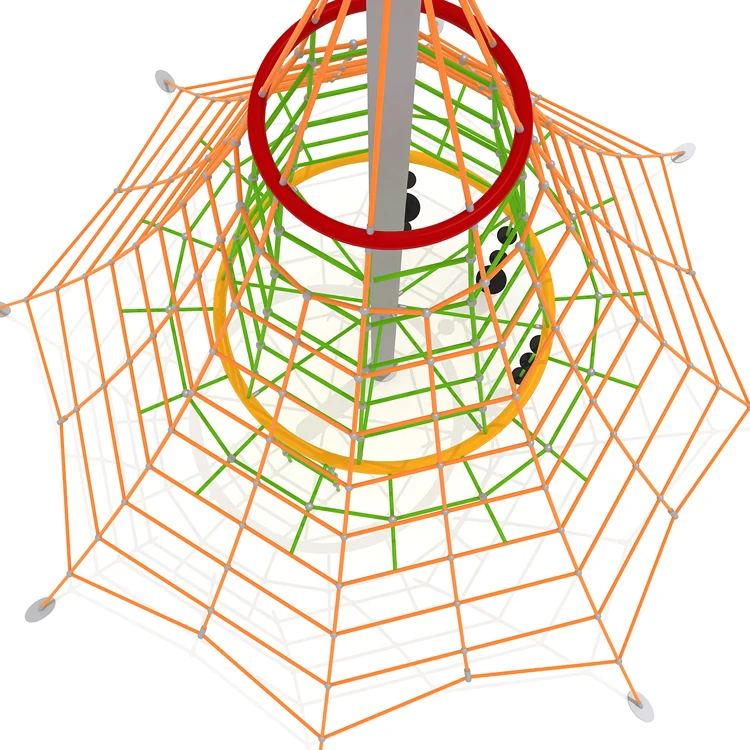Rope Net Pyramid - Scramble Net for Kids' Climbing Fun