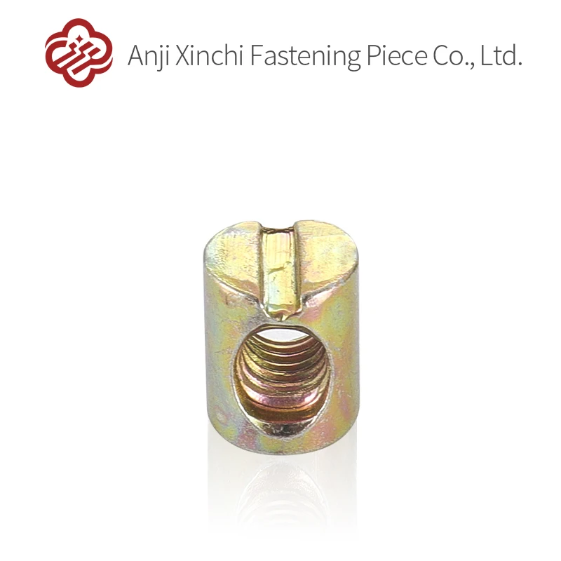 Manufacturers M5 M6 M8 Cross Sunk Bottom Nut Cylinder Hammer Dowel Nut ...