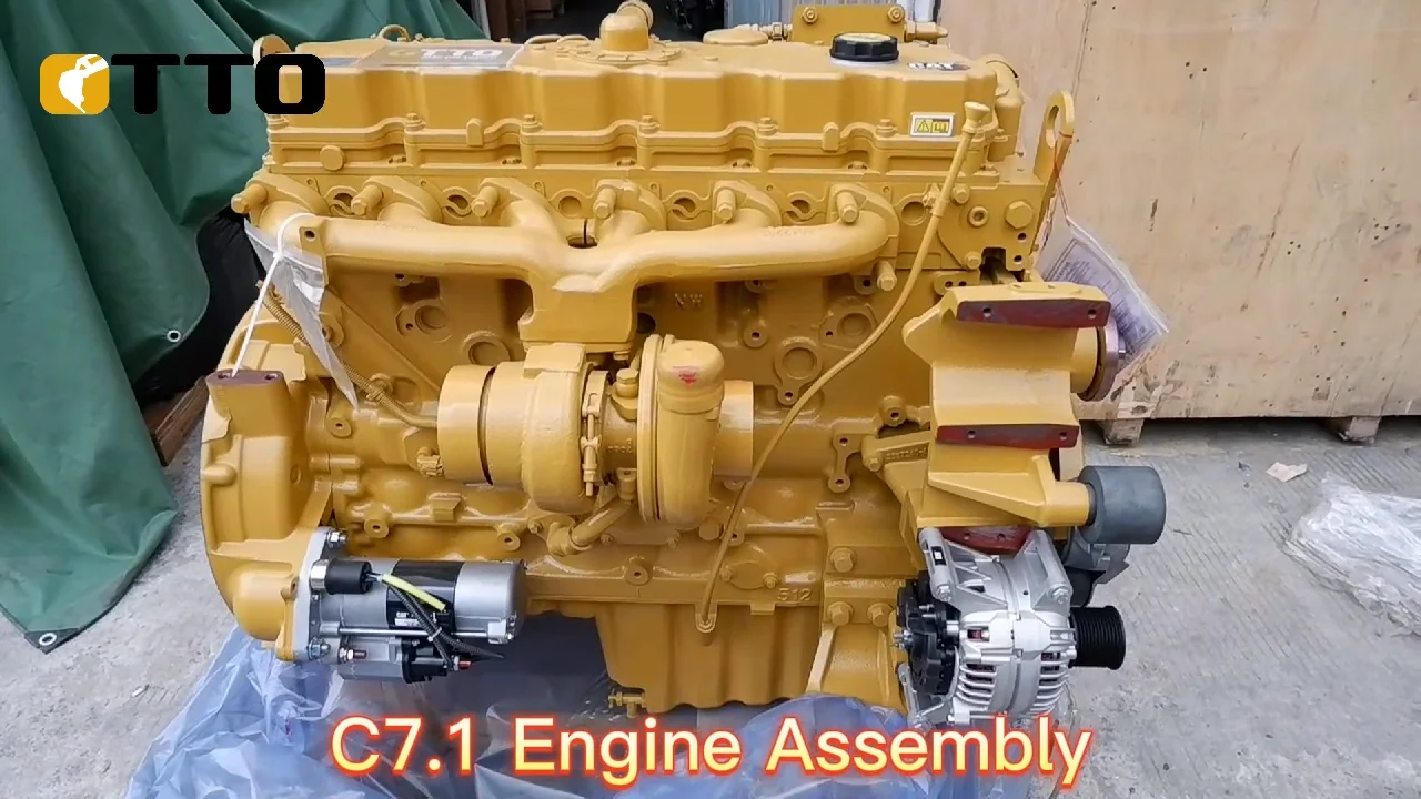 Otto Construction Machinery Parts Excavator Engine Assy C7.1 Engine ...