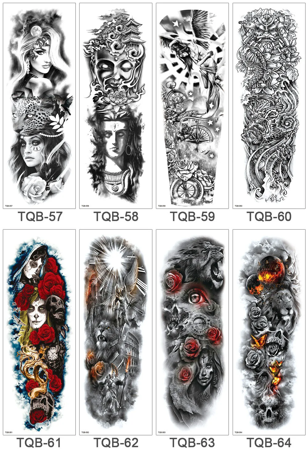 Oem Custom Temporary Tattoo Stickers Waterproof Flower Tattoo Stickers ...