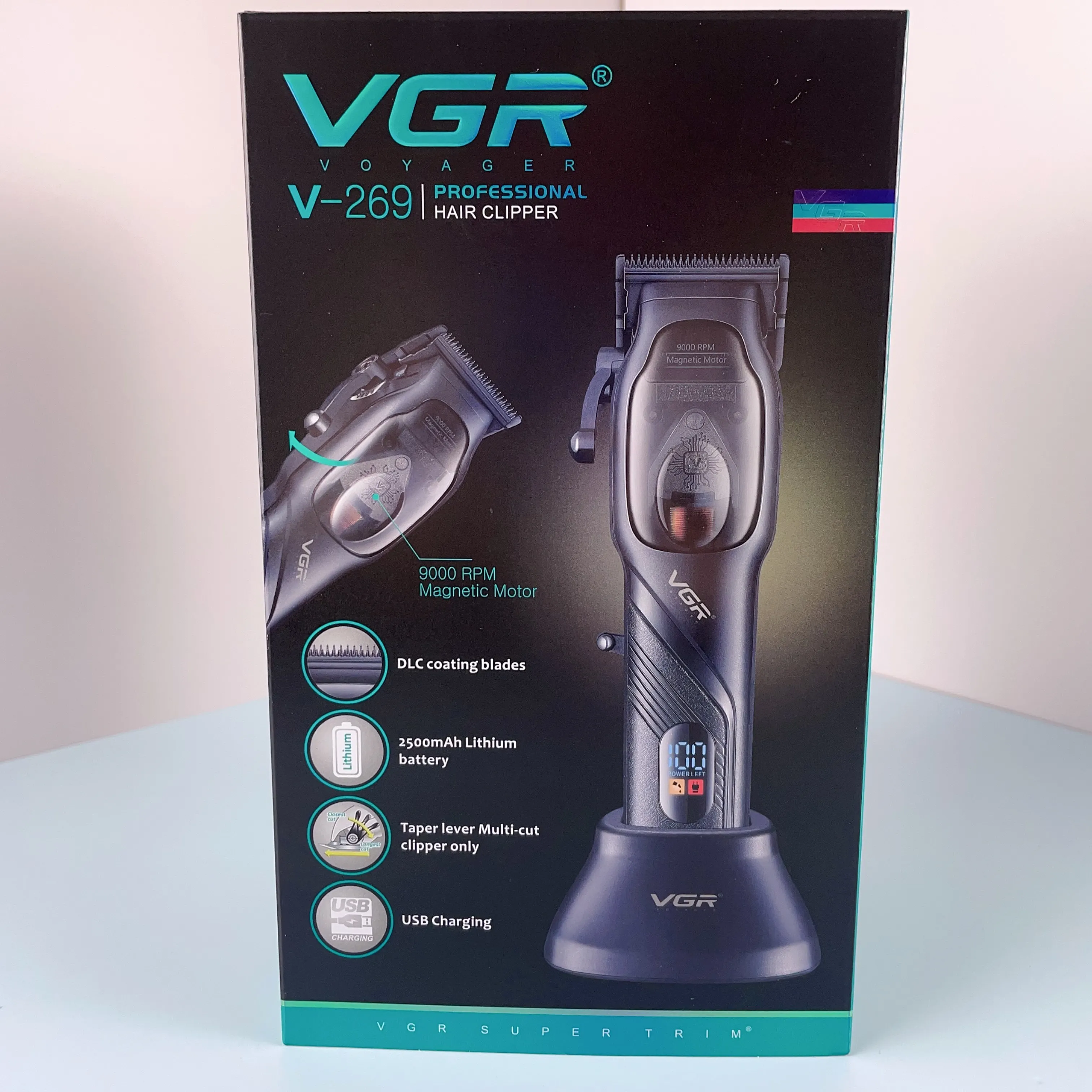 VGR V-269 Electric Hair Clipper - Fast, Rechargeable Shave