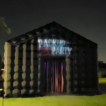 Ourwarm Black Party Decorations Backyard Blow Up Big Portable Large ...