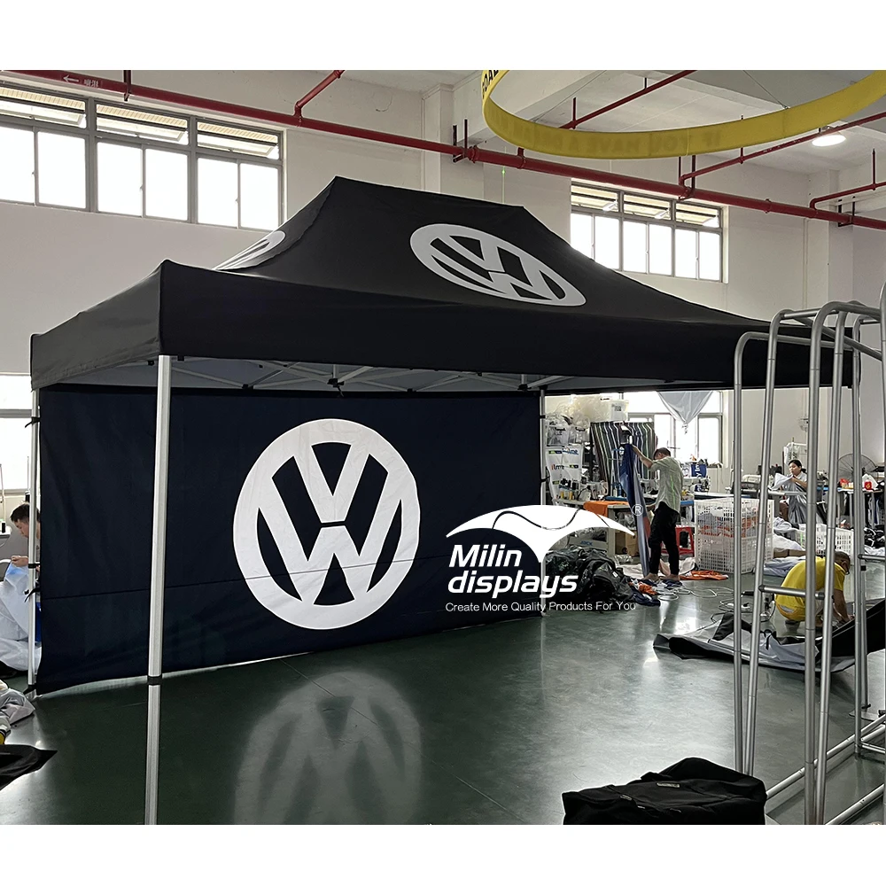 3*4.5m 10*15ft Heavy Duty Aluminum Folding Tent Branded Pop Up Tent ...