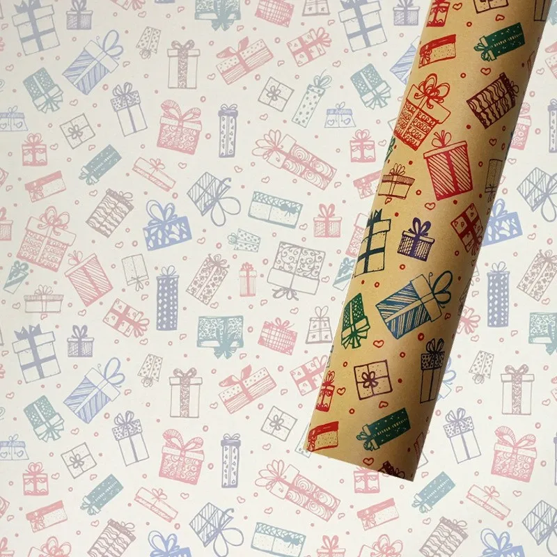 2023 Xmas New Year Folding Plane Packaging 25 Styles Craft Paper Sheets ...