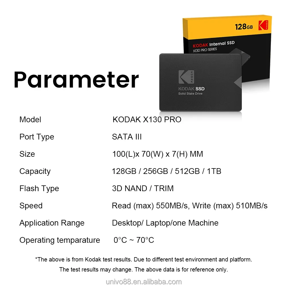 Kodak Ssd X130 Ssd 128gb 256gb 512gb 1tb 2.5 Hard Drive Disk Disc Solid ...