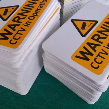 Custom Supermarket Sign Board Pvc Sheet Printed Custom Logo A Board ...