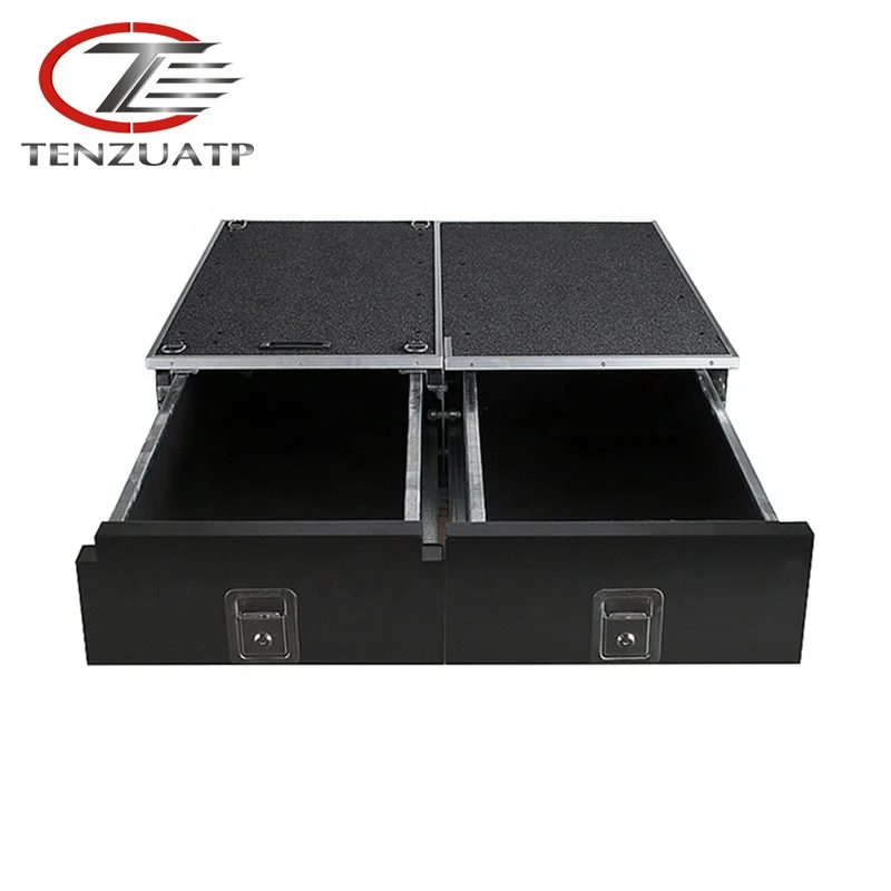 TENZU 4x4 Storage Drawers for SUV Interior Decor & Privacy