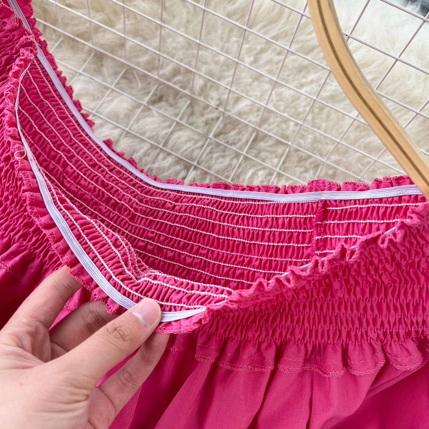 Wholesale 2023 One Shoulder Sweet Flare Sleeves Loose And Fashionable ...