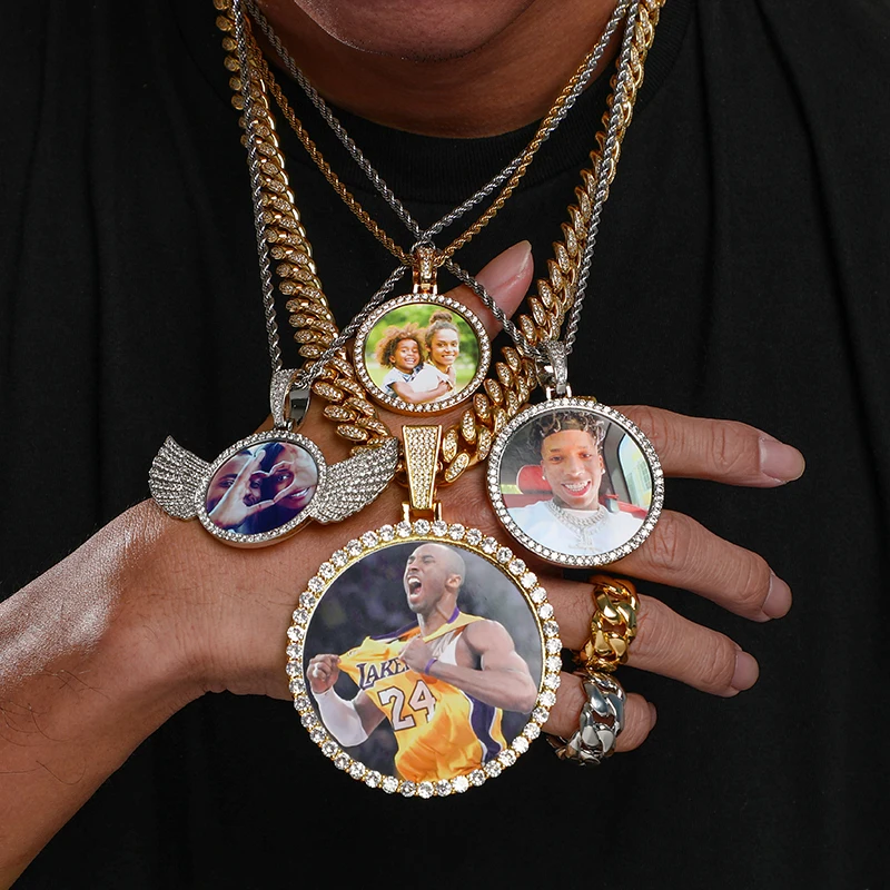 Memory Medallion Picture Necklace - Custom Hip Hop Jewelry