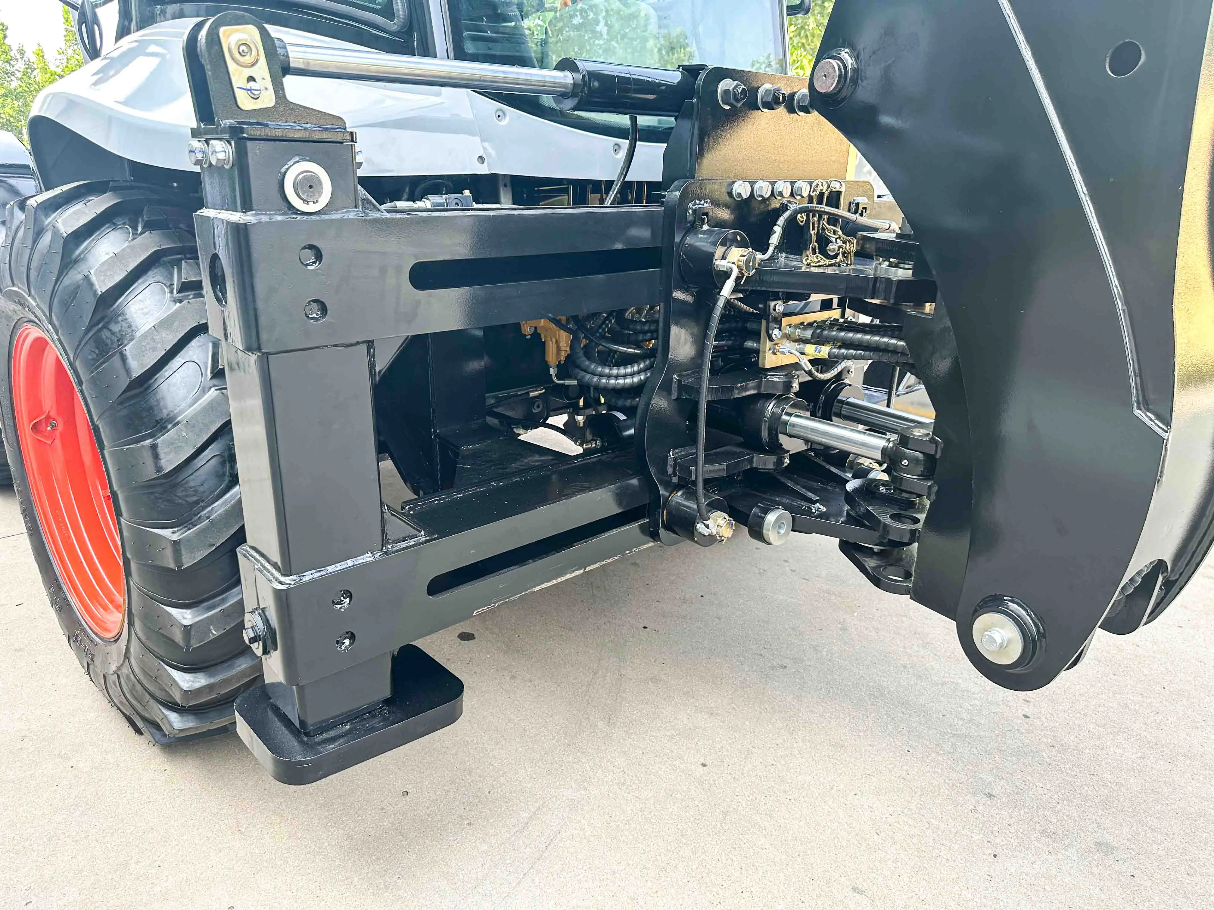 Factory Aolite Bl105-25 Chinese Backhoe Loader Mini 4x4 Backhoe Loaders ...