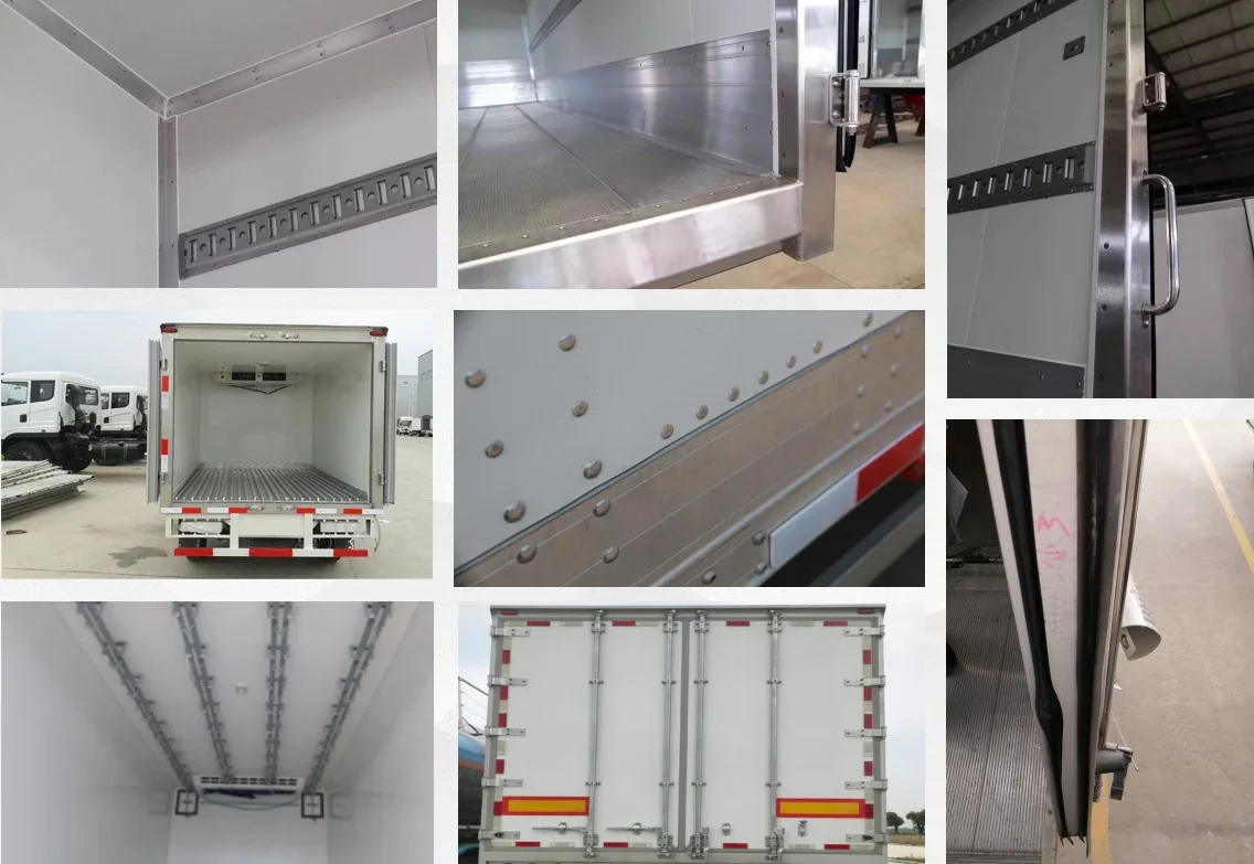 Dongfeng Cargo Box Truck 3000kg Refrigerated Truck Left Hand Drive ...