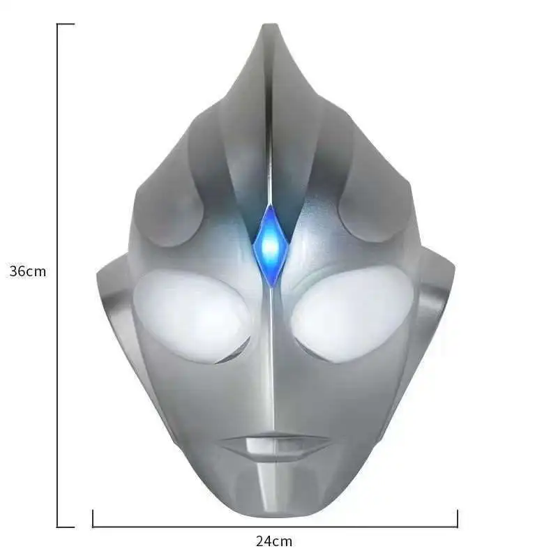 Ultraman Cosplay Latex Mask Helmet Film Props Anime Performance Horror ...