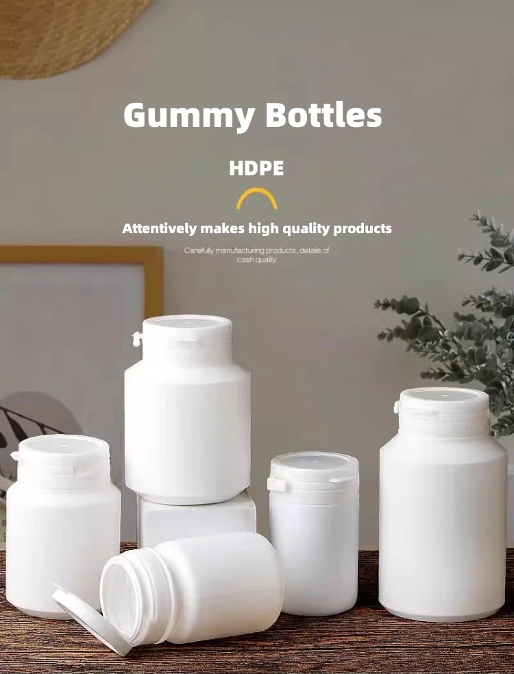 60ml White HDPE Plastic Packaging Bottle with Tear-off Cap 150ml ...