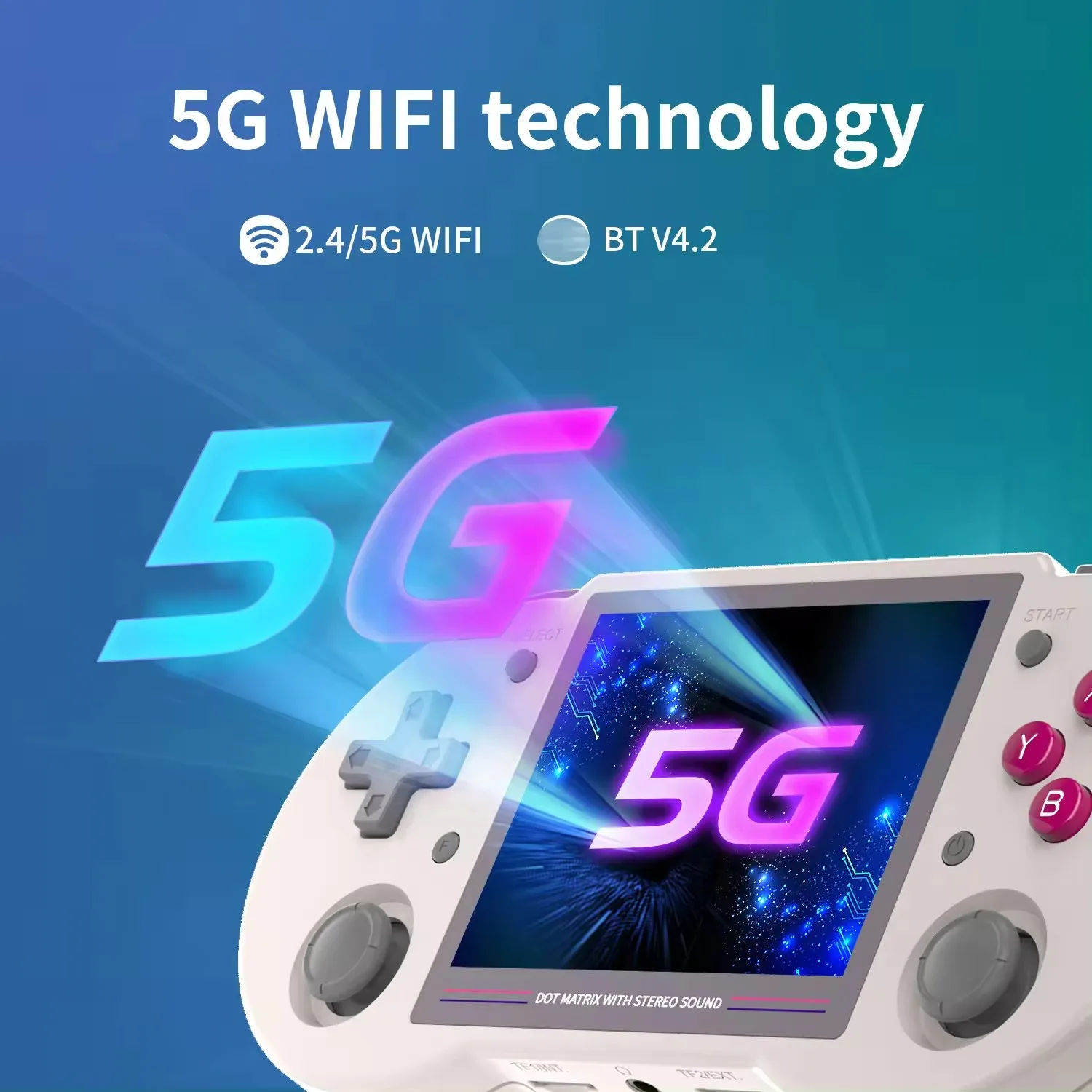 Mini Consola Retro Juegos 64G Built-in 10000 Games WiFi Linux Handheld ...