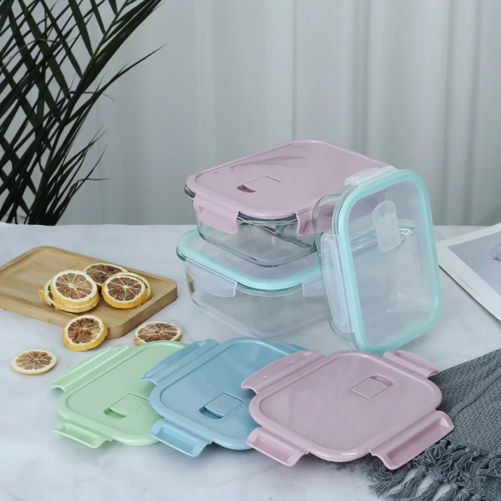 Eco-friendly Glass Food Containers - Leak Proof & Microwavable
