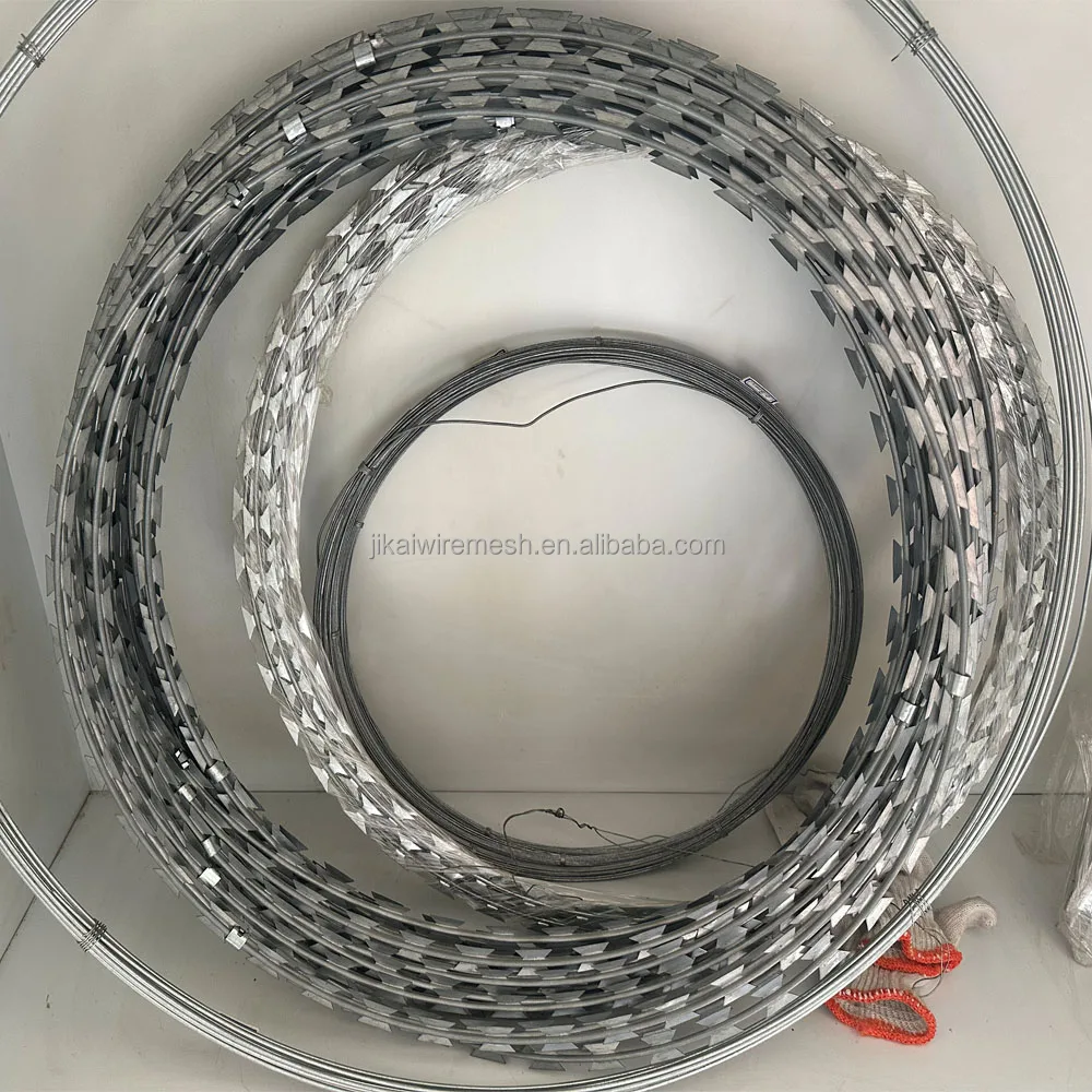 Concertina CBT 65 Razor Wire Mesh - Galvanized Barbed Wire