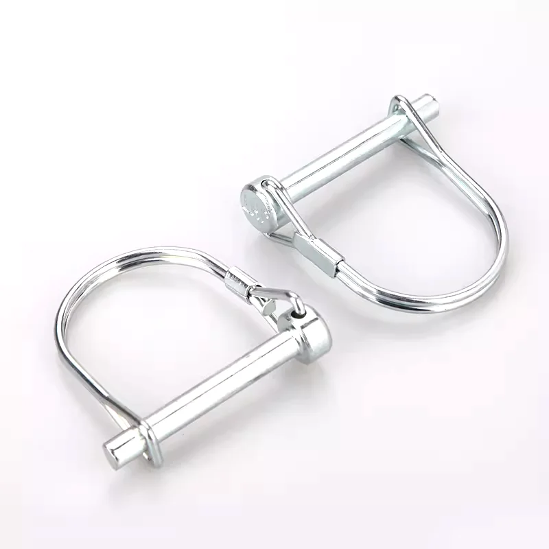 Trailer Coupler D Type Safety Lock Pin D Ring Wire Lock Pin Clevis Pin ...