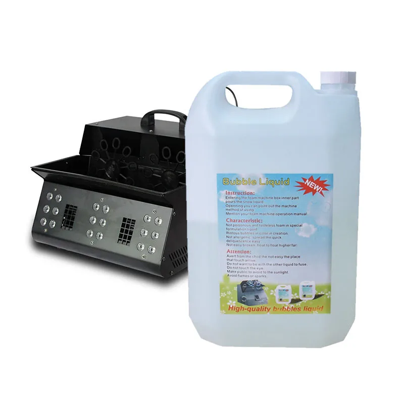 Factory Price 5L Bubble Liquid Soap Iridescent Bubbles Hot Sale Bubble Liquid For Party Stage ...