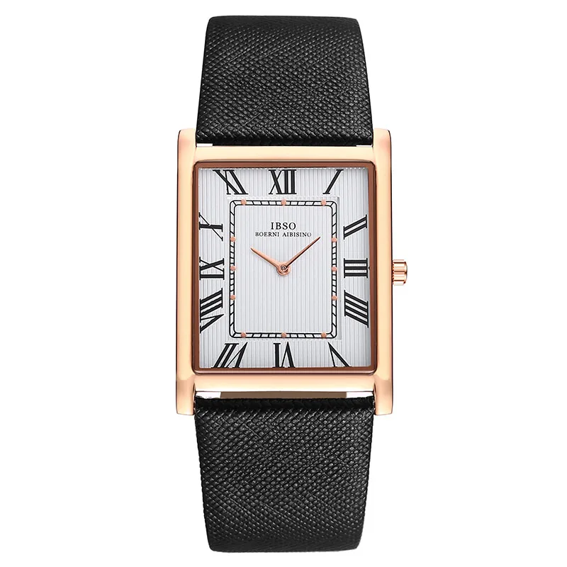 IBSO 2232G Fashion Men's Watch Japanese Quartz Movement Trend Square ...