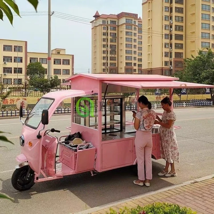Custom Mobile Electric Tricycle Folding Food Cart - Richi