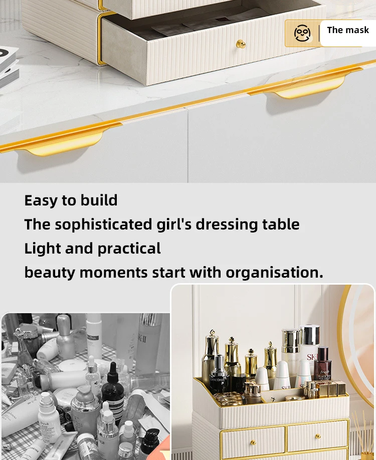 Ltegrated Drawer Dresser Leather Storage For Home Dorms And Hotel Rooms ...