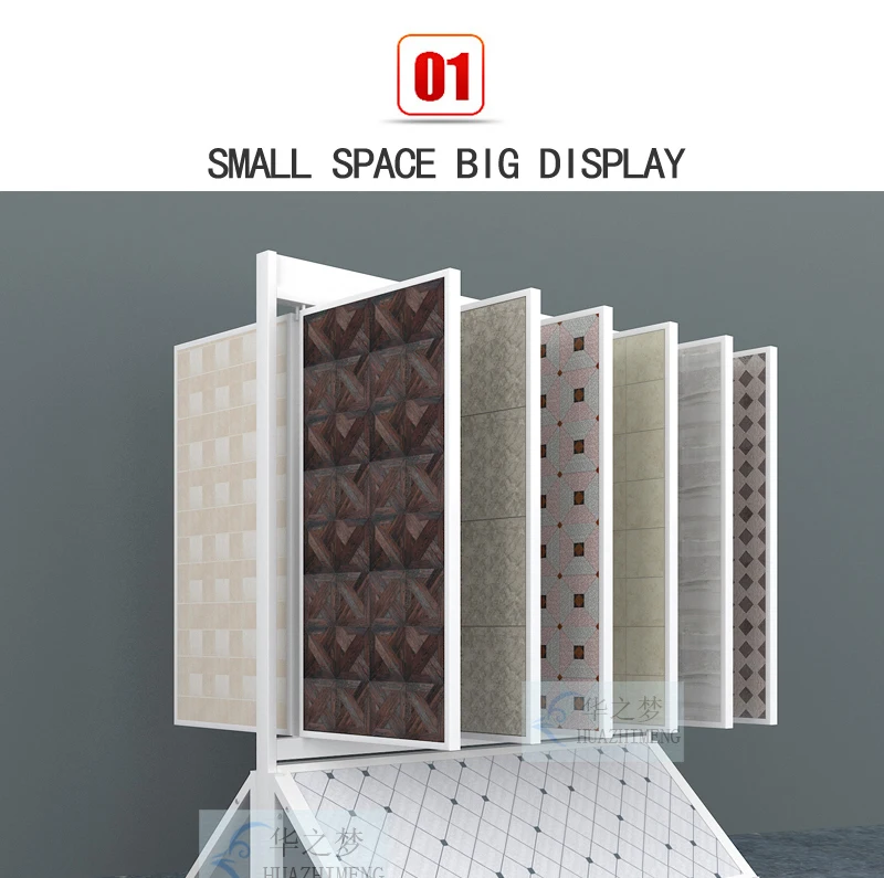 2024 Popular Wind Type Wallpapers Display Rack Page Turning Metal ...