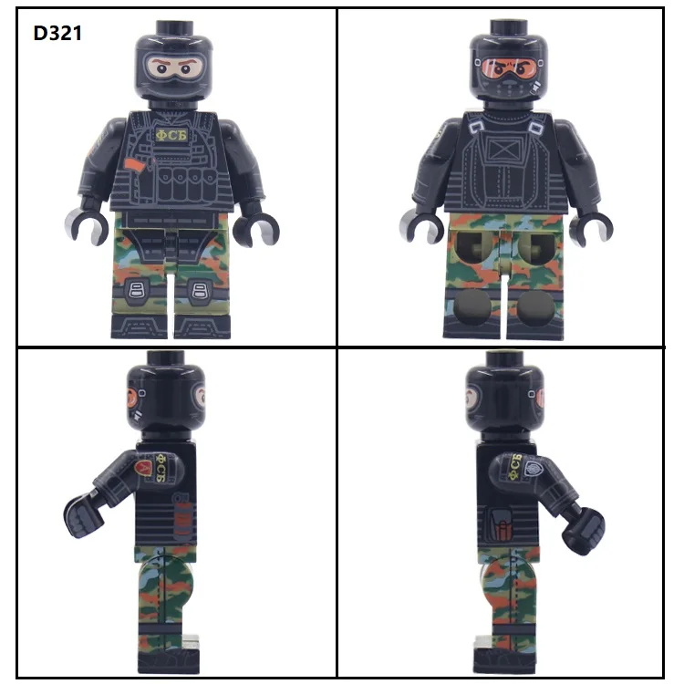 Army Toys American Soldiers Military Soldier Series Moc Bricks Soviet ...