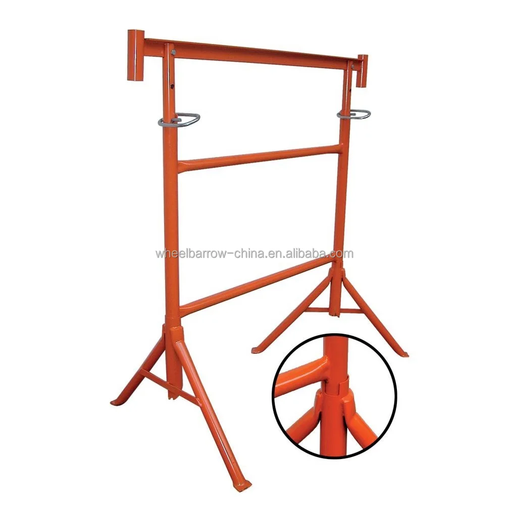 Builders Trestles Painted Steel Metal Folding Foldable Trestle Scaffold ...