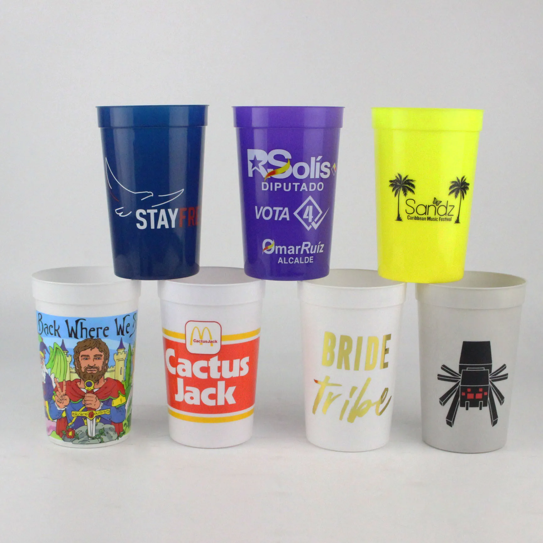 Personalized Reusable Cups - Perfect for Parties & Promotions