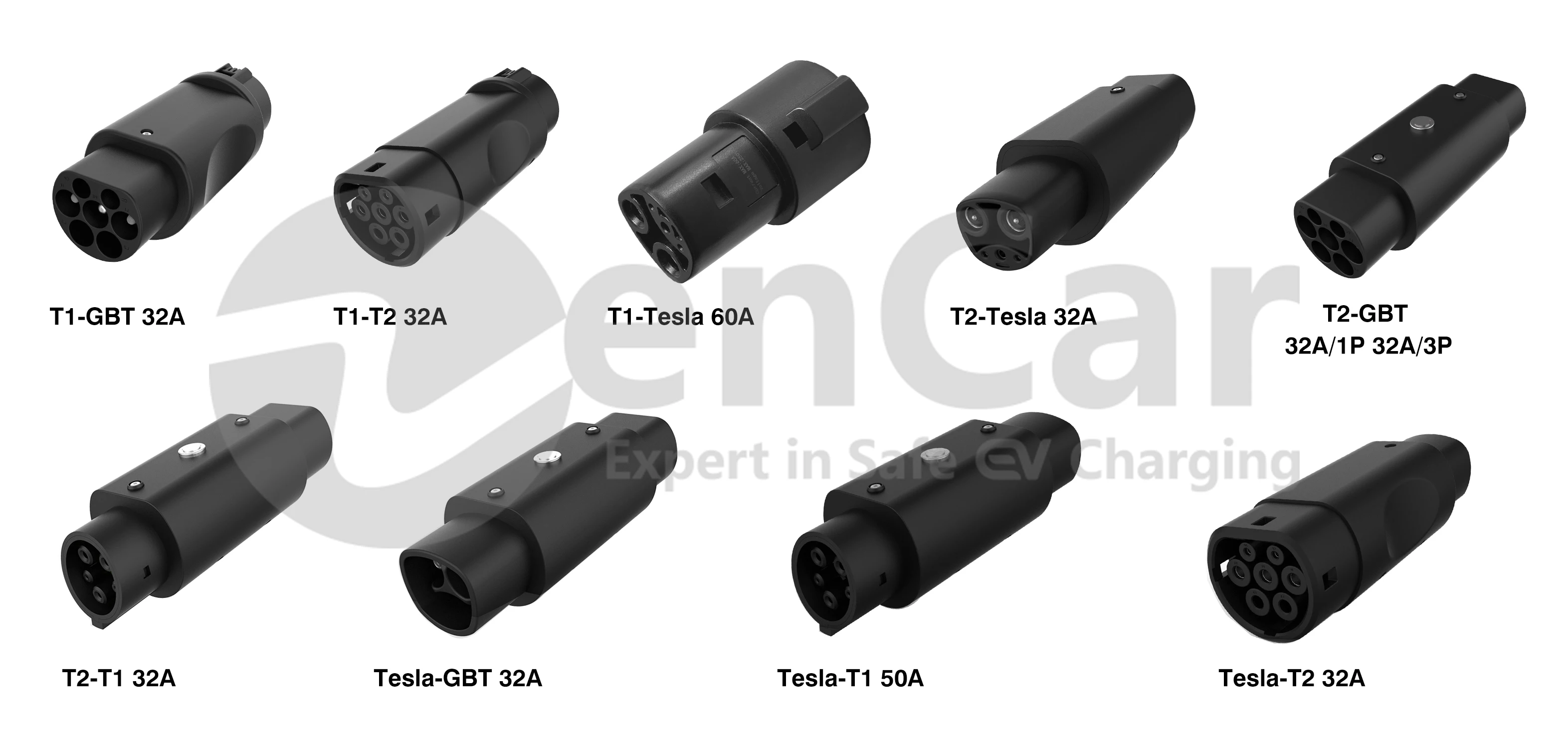 Zencar 32a Type 1 To Gbt Charging Adapter T1 To Gbt Ev Electric Vehicle ...