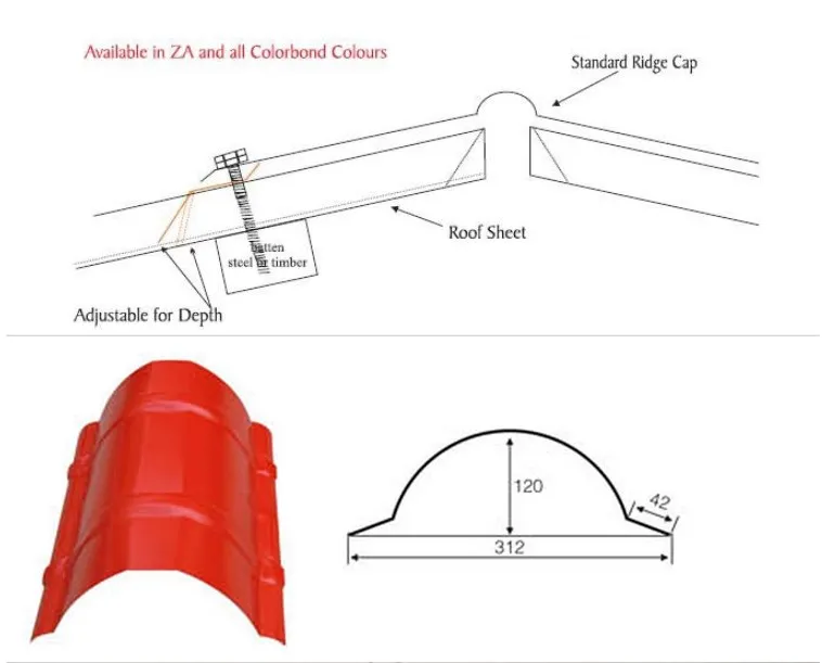 255 Profile Roof Top Ridge Cap Tile Roll Forming Machine Good Quality ...