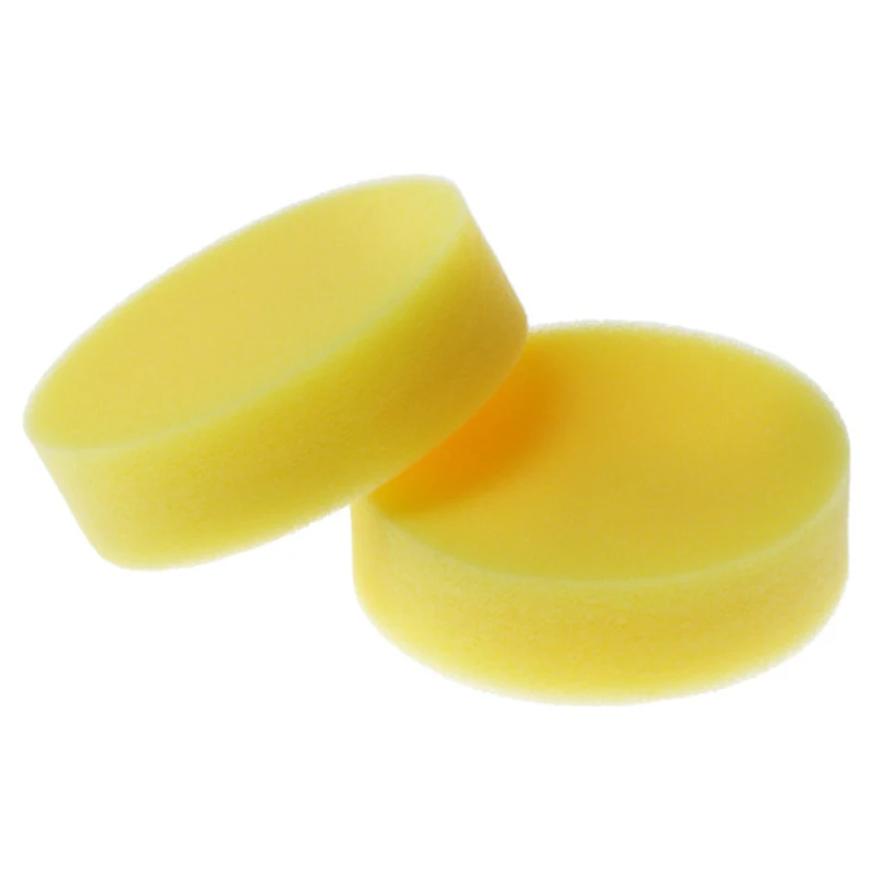 High density non pressing edge waxing sponge, one colored circular car ...