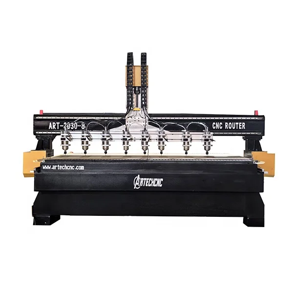 Multi Heads 6 Heads 8 Heads Woodworking Cnc Router For Pvc Wood Carving ...