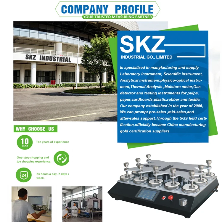 고품질 직물 Iso12945 Iso12947 Astm D4966 Astm D4970 Astm D3886 9 머리 ...