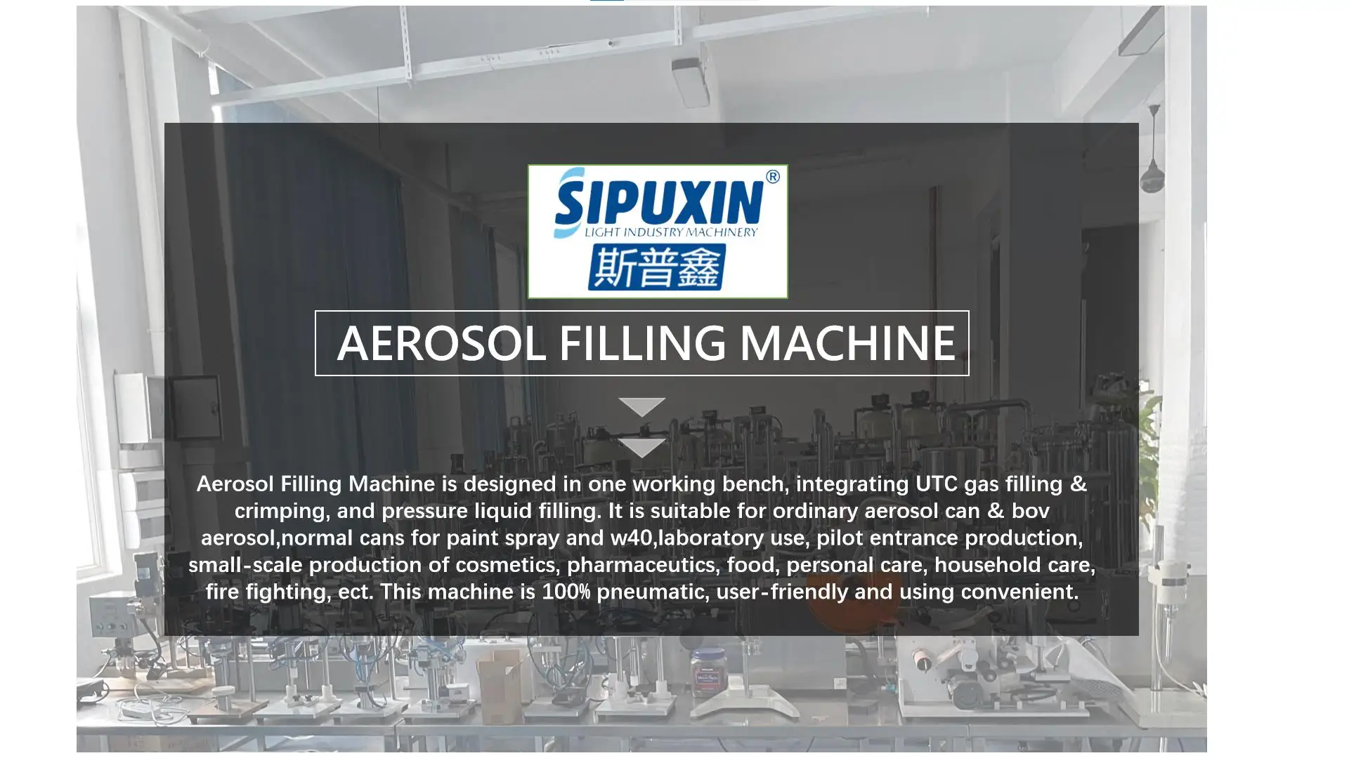SPX New Semi-Automatic Pneumatic Aerosol Filling Machine Lotion Spray ...