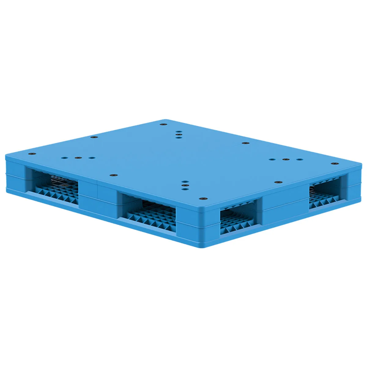 Industrial Blue Stackable Storage Hdpe Pallet Heavy Duty Double Face ...