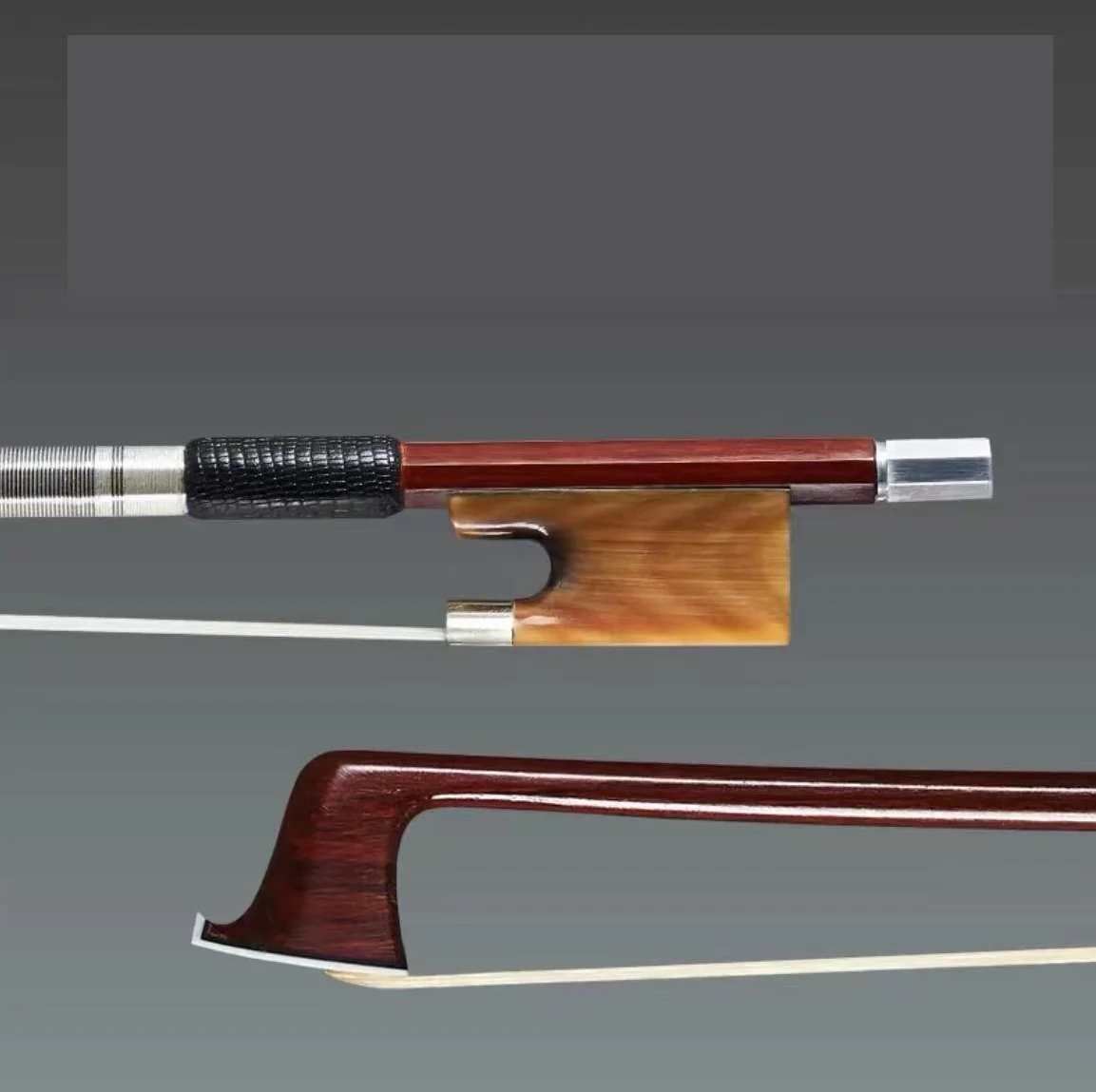 Upgraded 4/4 Violin Bow Made from Brazil Wood. Professional Quality.
