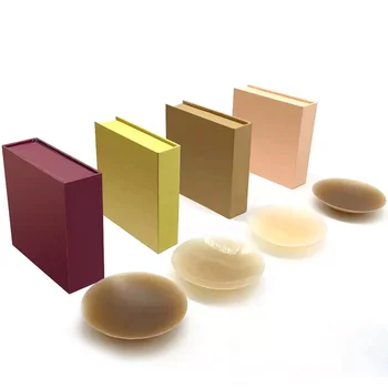 Ivory Color Reusable Sticky Paste Water Proof Solid Silicone Nipple ...