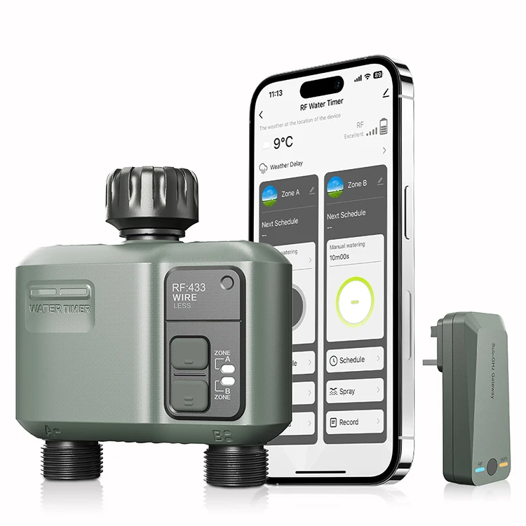 New Design Leading Smart Rf Wifi Wireless Water Timer Garden Watering ...