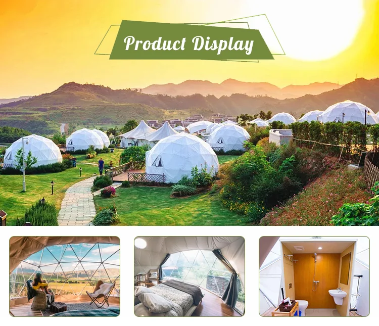Glamping Dome Round Tent For Resort Igloo Outdoor Event Exhibition Tent ...