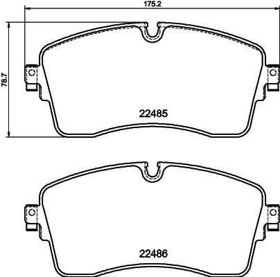 Oe Second-tier Supplier Brake Pad For 2018-land Rover Discovery Sport ...