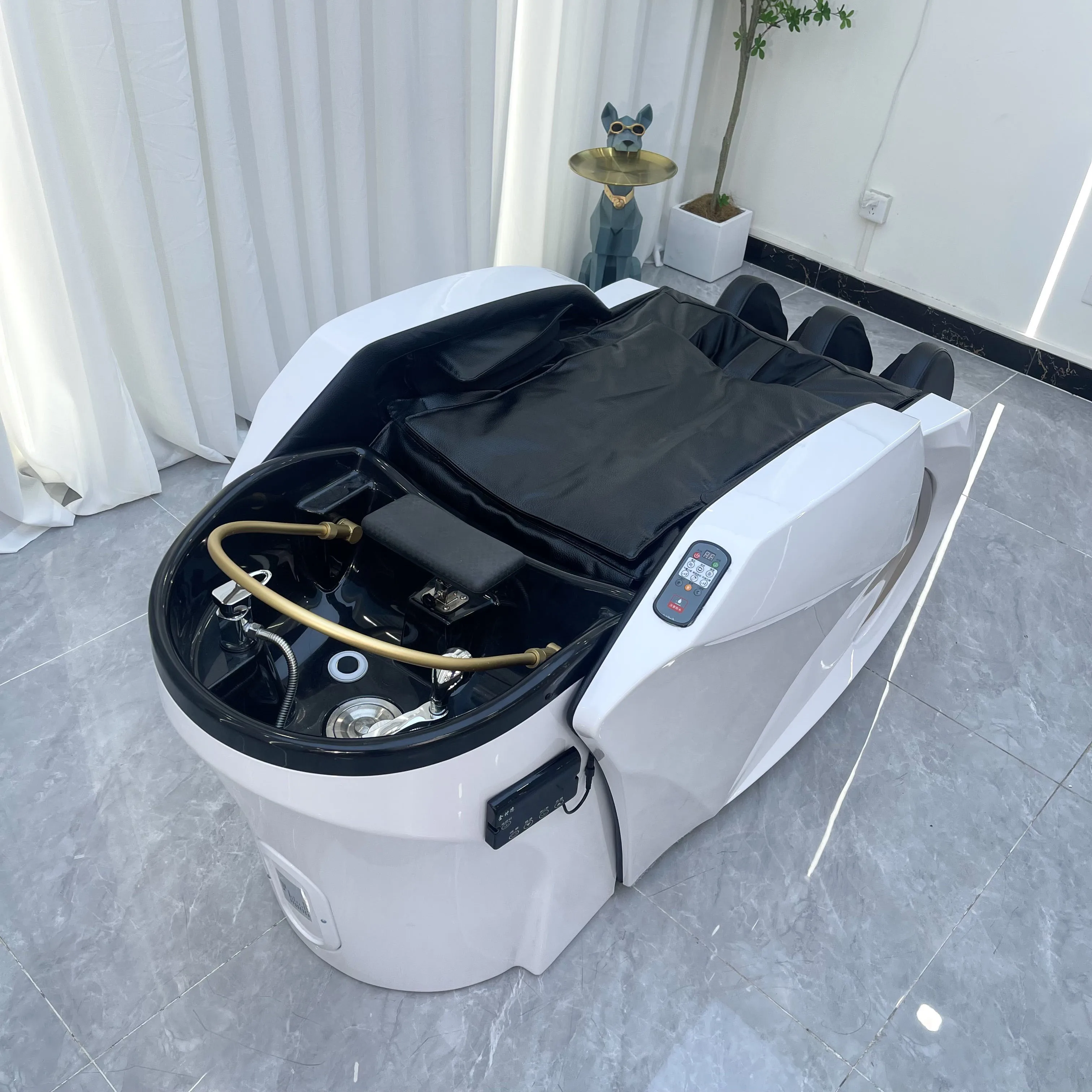 Smart Shampoo Bed with Water Circulation and Steamer Therapy