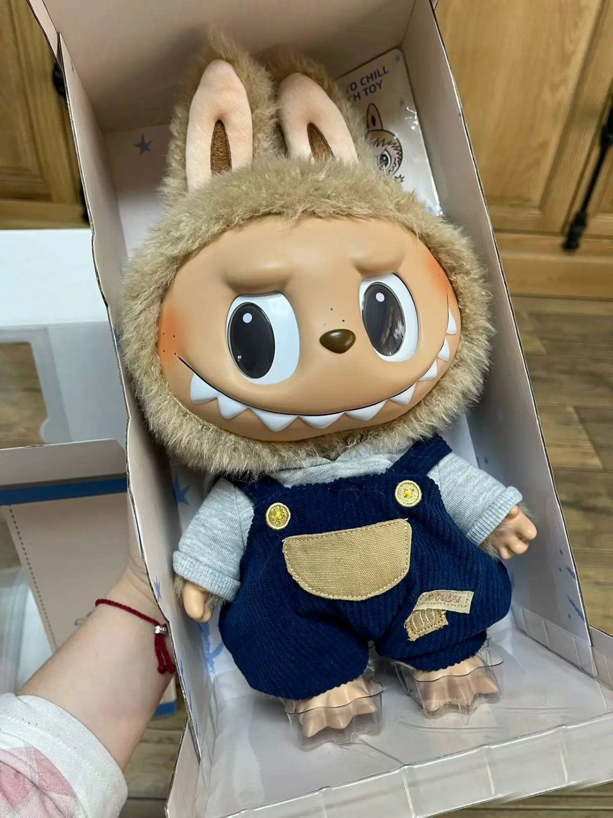 Labubu Plush Doll - 37cm Time to Chill Cute Toy for Gifts