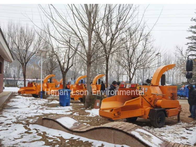 Heavy Duty Compact Rotor 102HP Wood Chipper Shredder Mulcher Branch ...