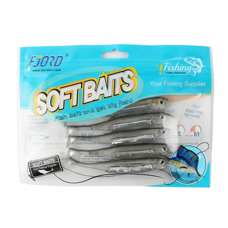 Fjord High Quality Single Paddle Segments Tail Swimbait Soft Fishing Lures Shad - Buy Paddle ...