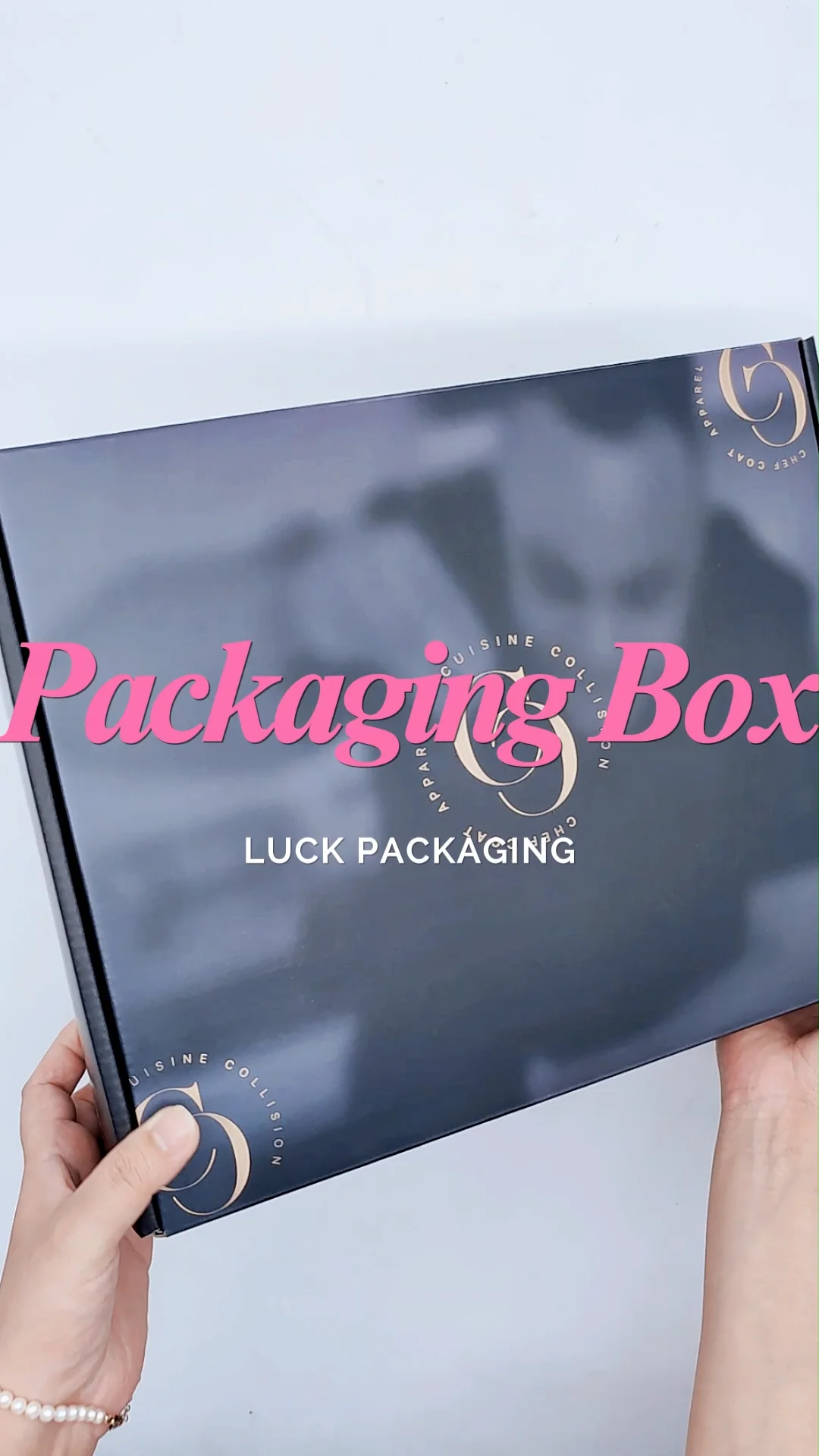 Custom Black Paper Cardboard Carton Corrugated Cook's Utensil Chef ...